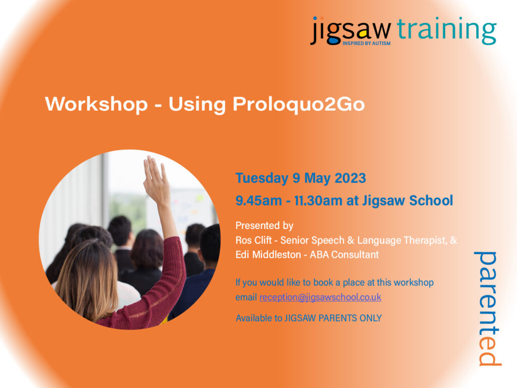 Using Proloquo2Go Parent Workshop | Jigsaw Trust